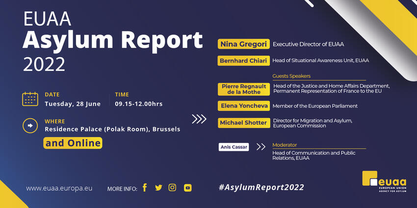 The EUAA launches its Asylum Report 2022 | European Union Agency for Asylum